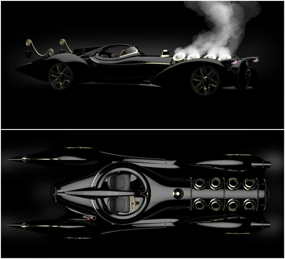 Steampunk Batmobile - Paul Van Danton Via Steampunk Tendencies