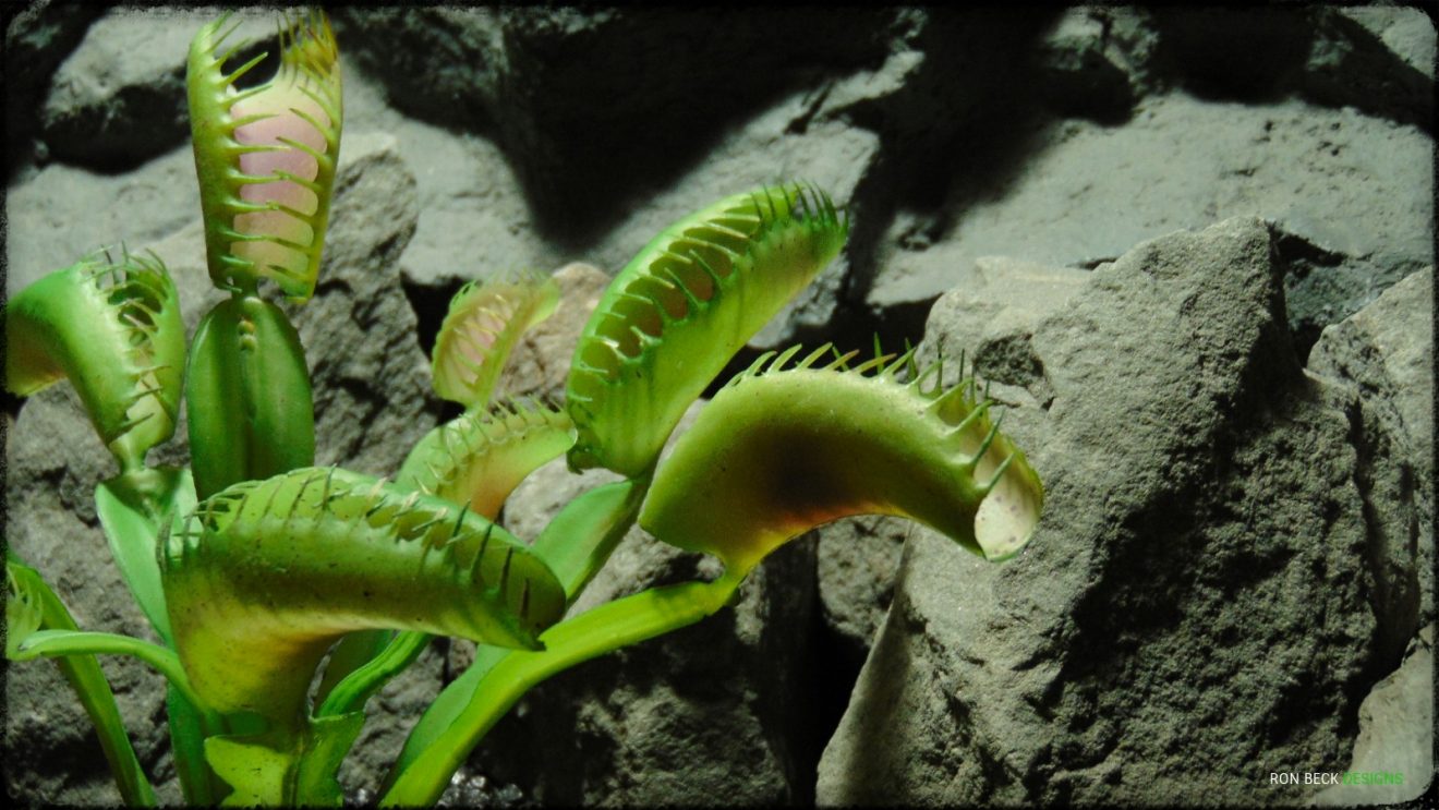 Artificial Venus Flytrap - Artificial Reptile Habitat Plant ...