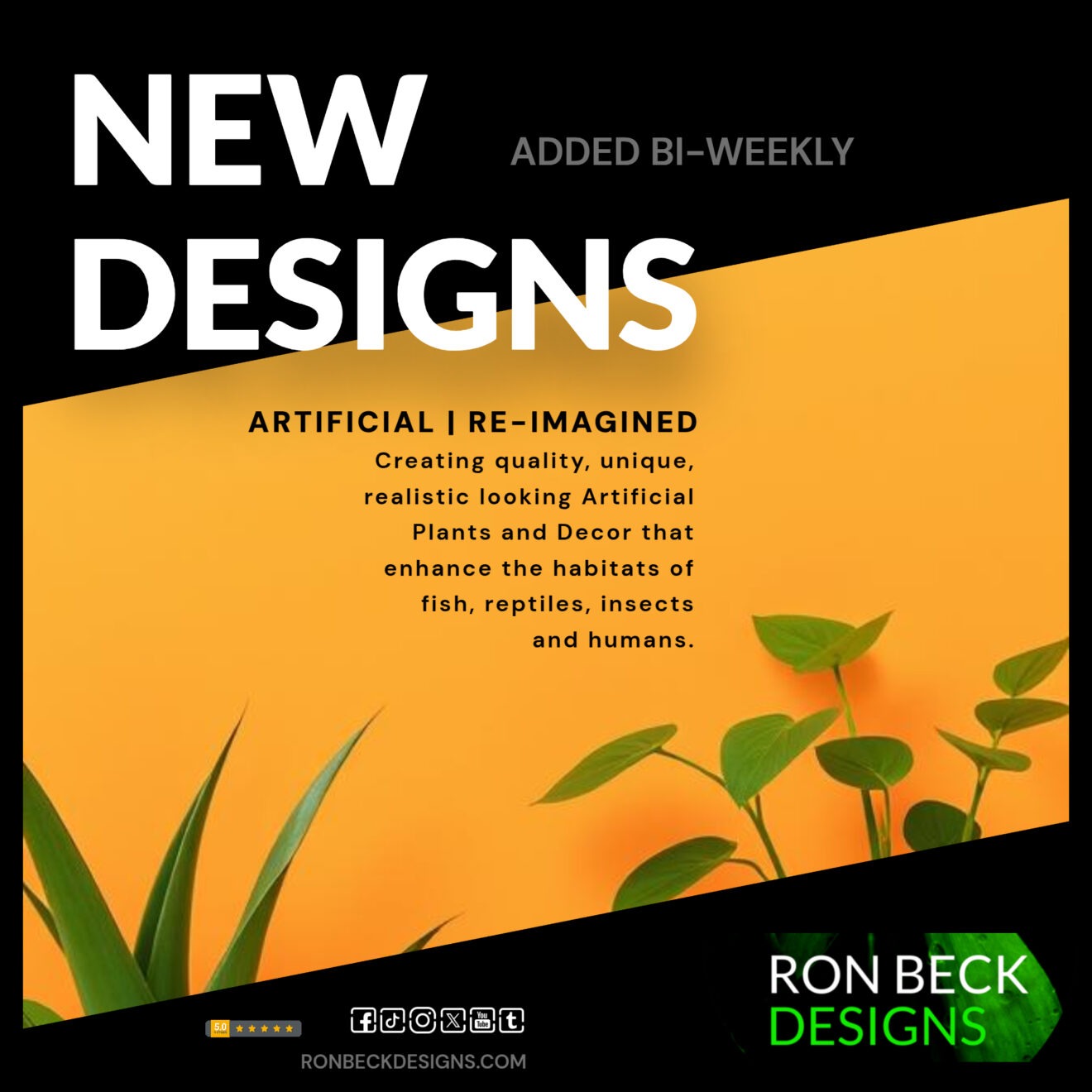 BEST SELLERS — Artificial Plants - Ron Beck Designs